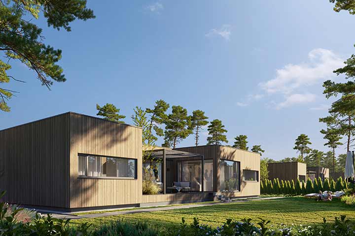 Modulhaus - flexibles und modernes KfW Effizienzhaus 40 plus