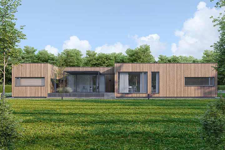 Modulhaus - flexibles und modernes KfW Effizienzhaus 40 plus